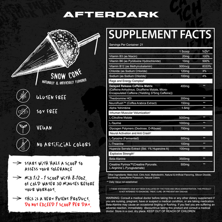 Afterdark Inhuman Pre — Nutrition Depot Online