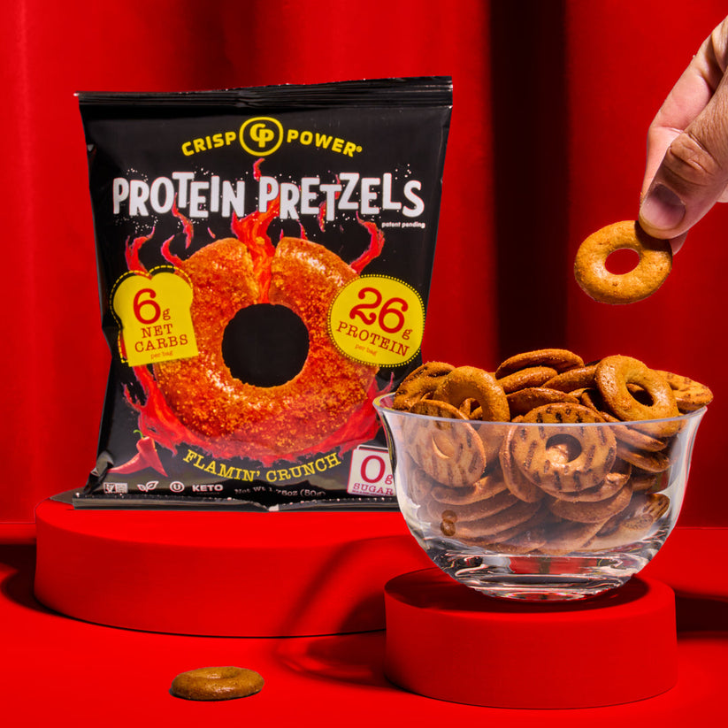 Crisp Power Protein Pretzels — Nutrition Depot Online