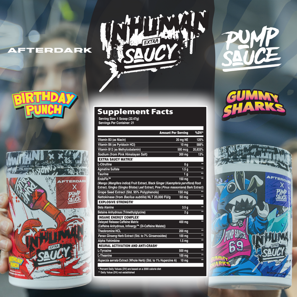 AfterDark X Pump Sauce Inhuman Extra Saucy — Nutrition Depot Online