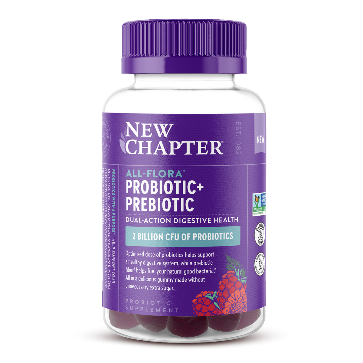 New Chapter All Flora Probiotic + Prebiotic Gummies — Nutrition Depot ...